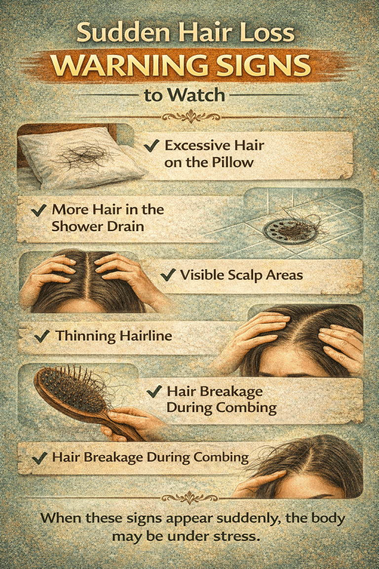 Sudden Hair Loss Warning Signs You Should Know